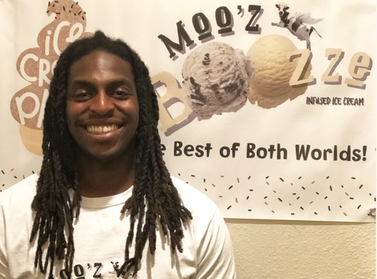 Meet Sheriff Thomas of Moo’z Boozze Wine Infused Ice Cream in Heights ...